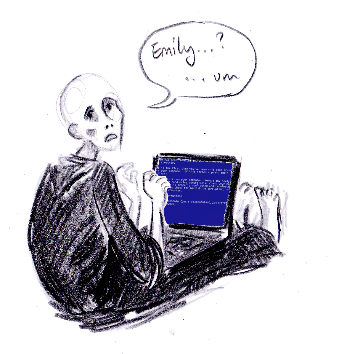 blue screen – The Bright Side